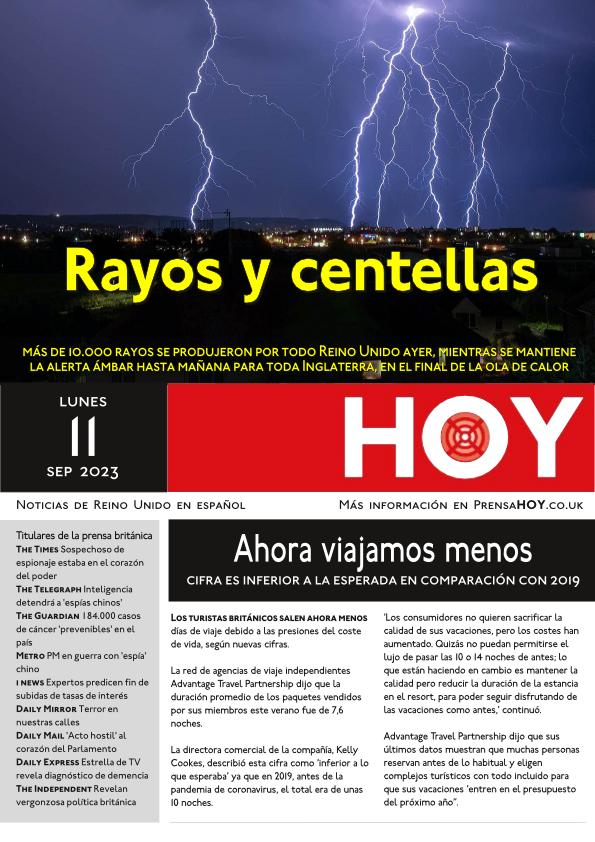 Ahora viajamos menos – HOY