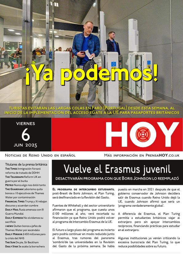 Vuelve el intercambio estudiantil Erasmus – HOY
